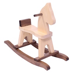 Toddler's Wood Rocking Horse | Carousel & Rocking Horses